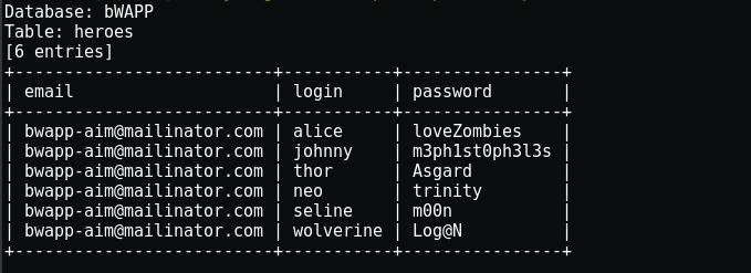 Sql Injection Login Formuser · Teckk2